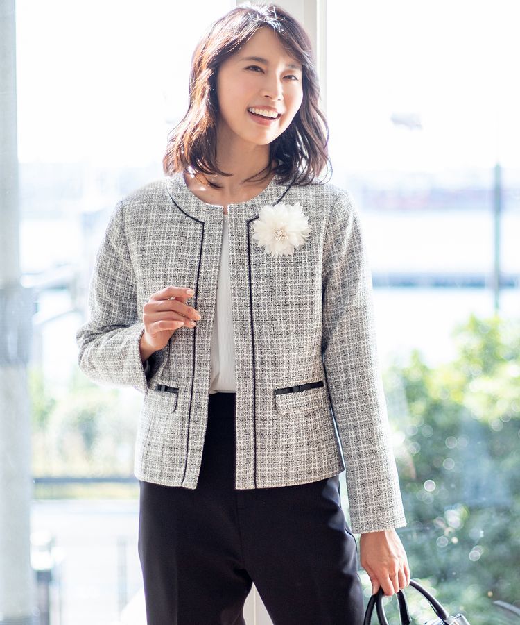 急いで【ハニーズ】へッ！ 入学式・卒業式に着たい「ノーカラージャケット」 | TRILL【トリル】