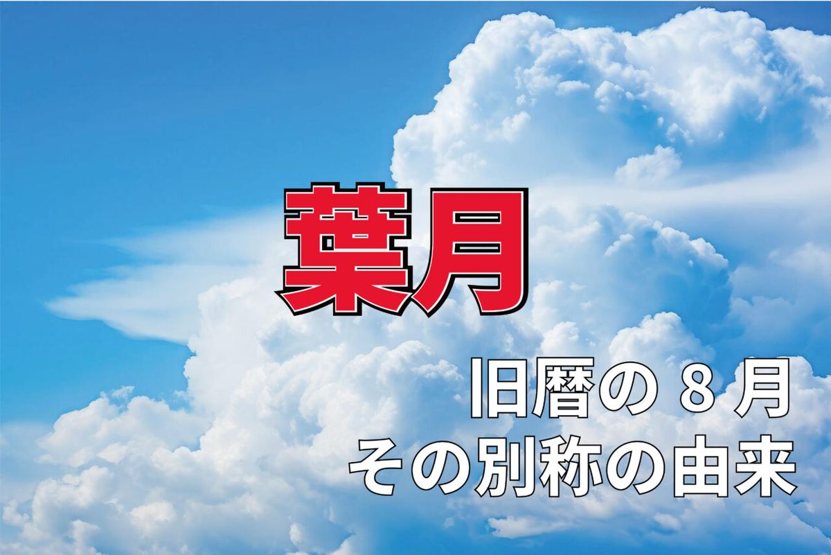 旧暦で8月を意味する「葉月」、その由来には時期違いの「紅葉」が関係している！？ | TRILL【トリル】