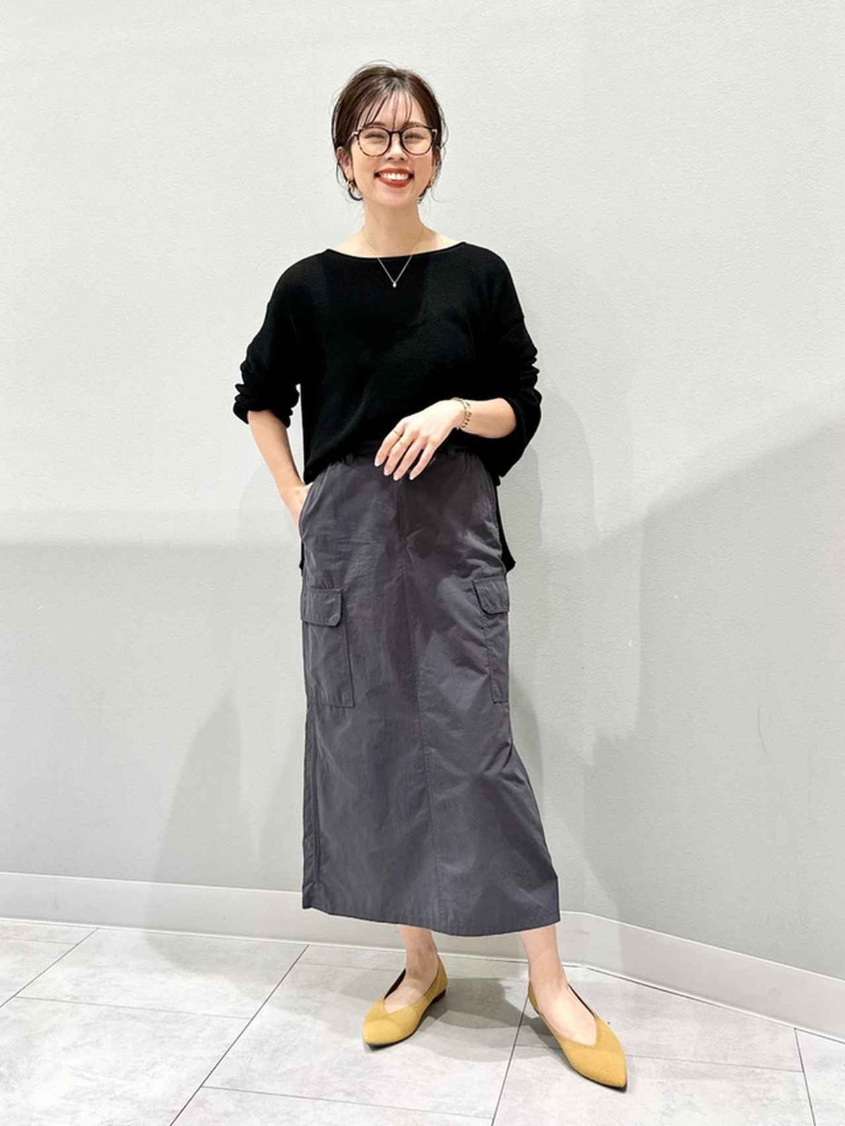 カジュアルなのに上品！【GU】アラフォー女子こそ似合いそう♡「最旬カーゴスカート」 | TRILL【トリル】
