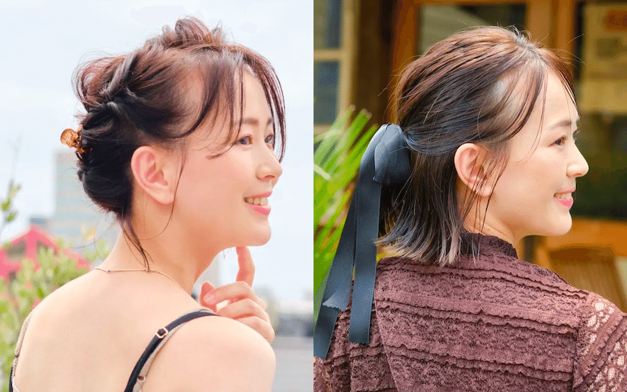 大人の簡単ボブアレンジ4選「大人がちょっとイベントで遊びたい日に！」 | TRILL【トリル】