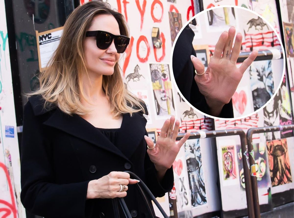 『指タトゥー』のデザインは何？ アンジェリーナ・ジョリーの“物議のタトゥー”の正解が分かる | TRILL【トリル】