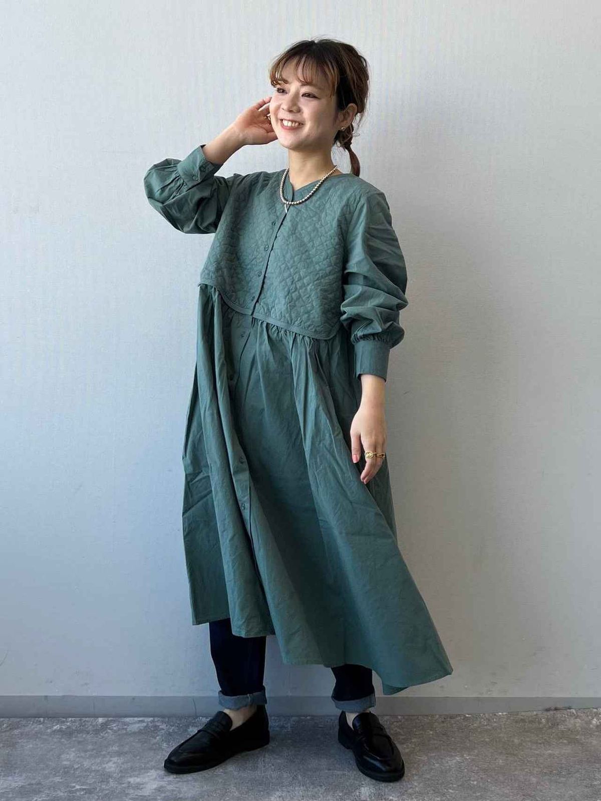 低身長でも引きずらない！【studio CLIP】こういうの、求めてた♡「きれいめワンピ」 | TRILL【トリル】