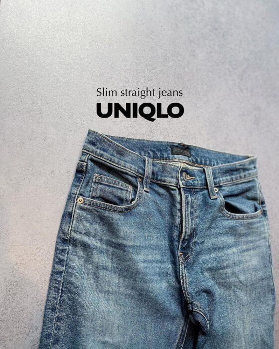 脚のラインを真っ直ぐキレイに！“ストレッチスリムストレートジーンズ”【UNIQLO】 | TRILL【トリル】