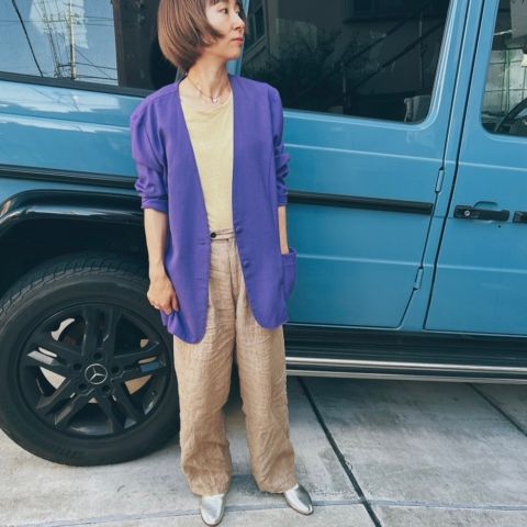 【365 DAYS SNAP】エディター／ライター 間仁田菜緒さんのジャケットスタイル | TRILL【トリル】