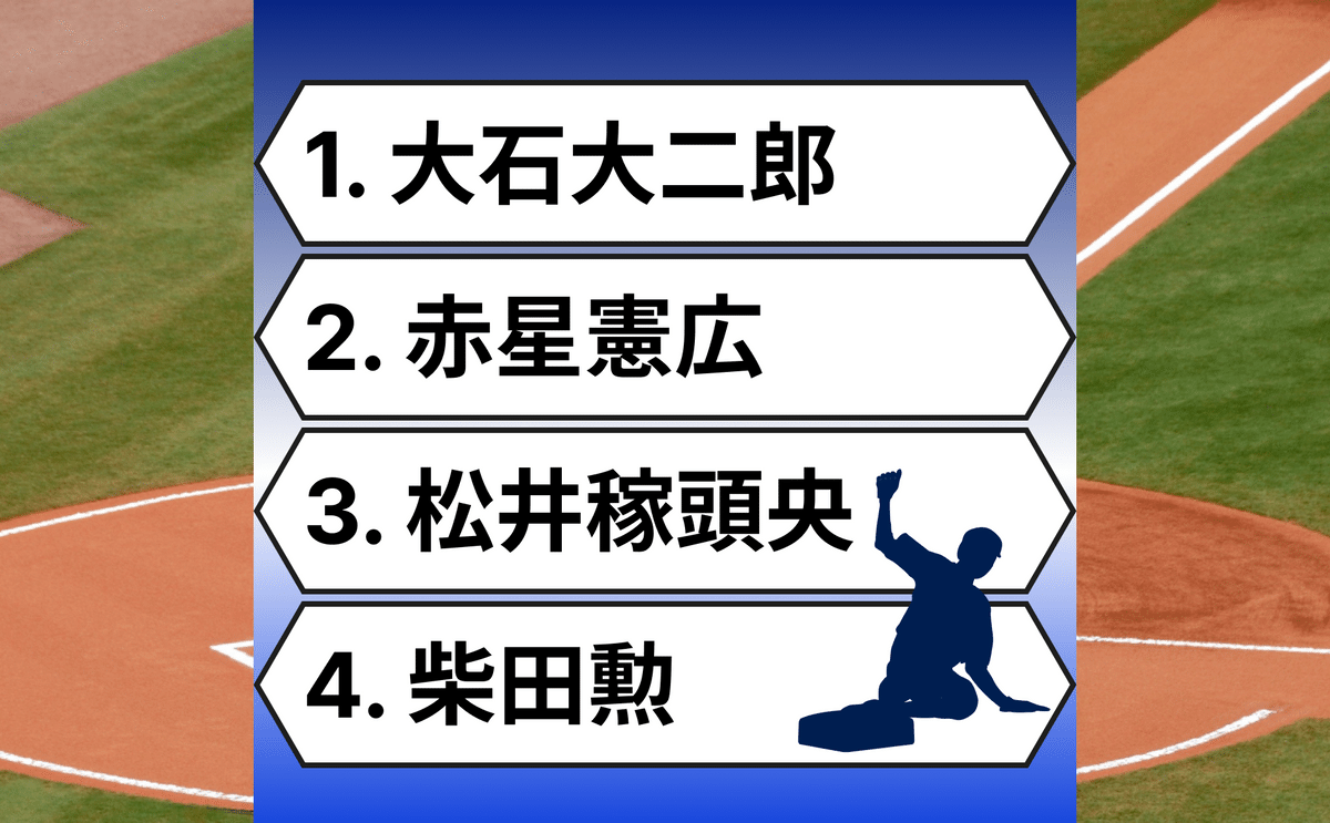 【クイズ】NPB通算盗塁数が500回を超えているのは誰？セ・リーグ最年長盗塁王の記録を持つレジェンド | TRILL【トリル】