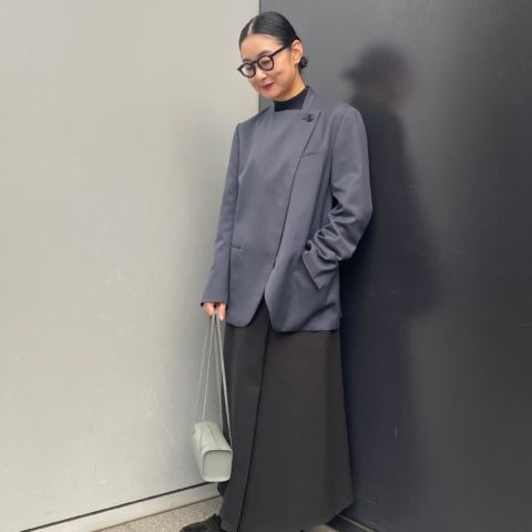 【365 DAYS SNAP】BEAMSウィメンズドレスMD 安武恵理子さんのジャケットスタイル | TRILL【トリル】