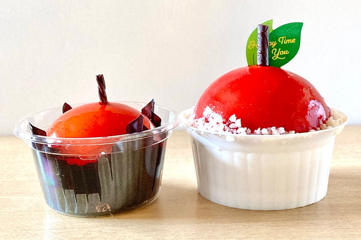 【ローソン新作VSシャトレーゼ】“まるでりんご” ケーキ対決！ | TRILL【トリル】