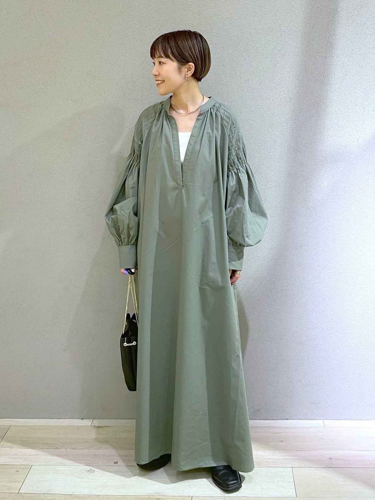 低身長さんも引きずらない！【LEPSIM】一枚でサマ見え♡「袖ぽわんワンピ」 | TRILL【トリル】