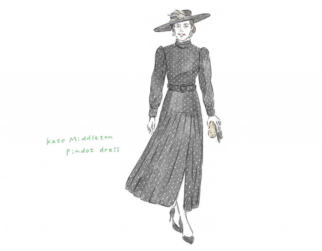 キャサリン妃はじめ英国王室の愛する「ピンドット」【お洒落さんのためのファッション用語辞典 vol.63】 | TRILL【トリル】