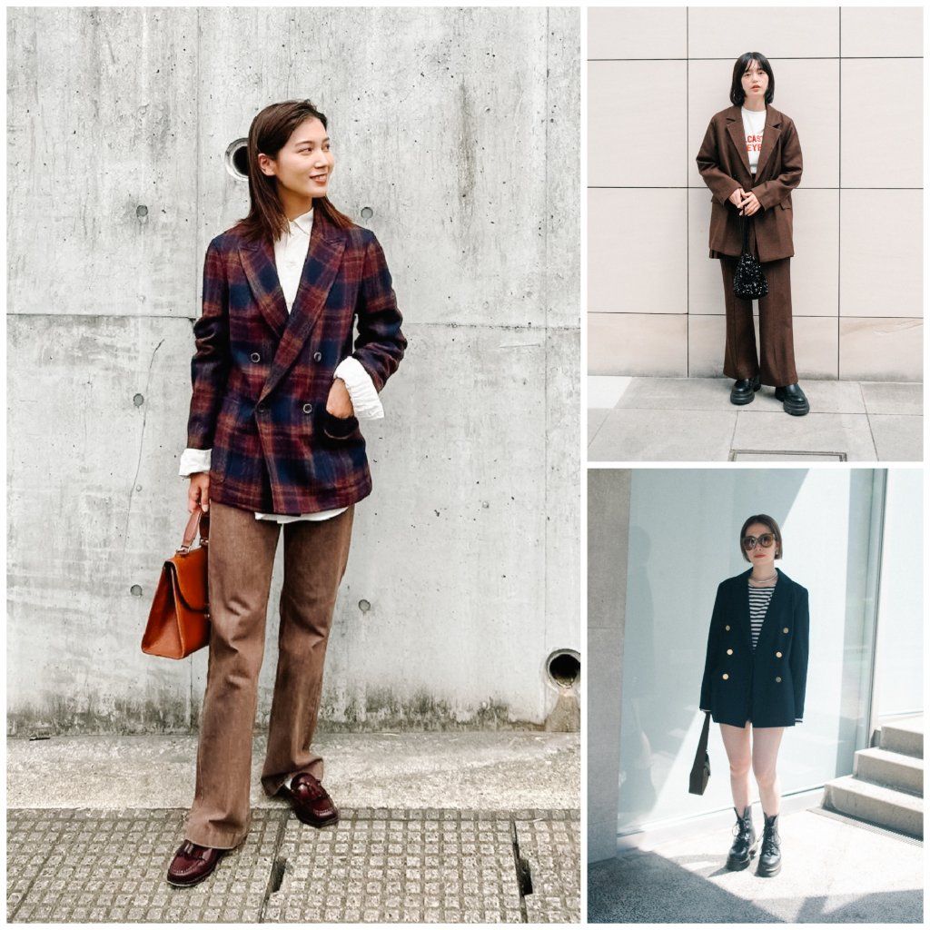 “ジャケット”が主役のコーデ5選。紺ブレ、チェック柄、今年は何を着る？【TOKYO SNAP】 | TRILL【トリル】