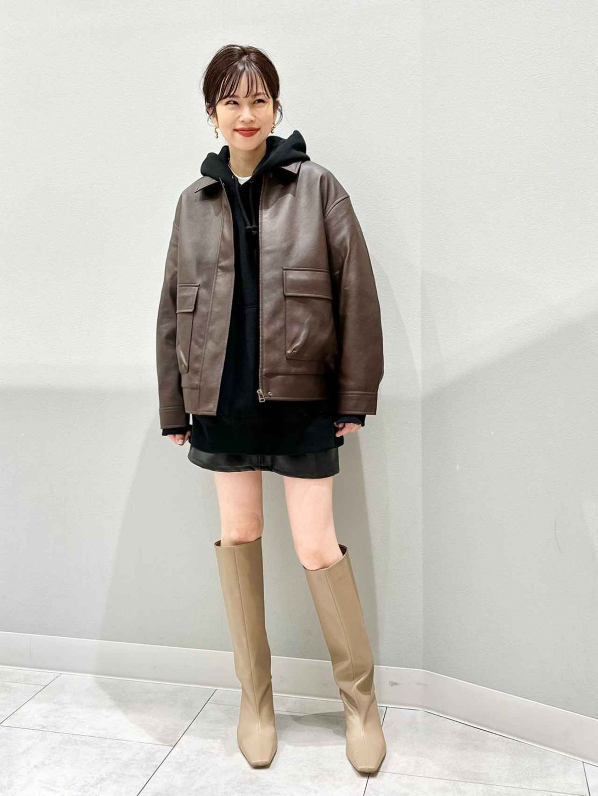 ＜3,990円 → 1,990円、、、！！＞【GU】奇跡の値下げキターーーッ♡「レザー風ジャケット」 | TRILL【トリル】