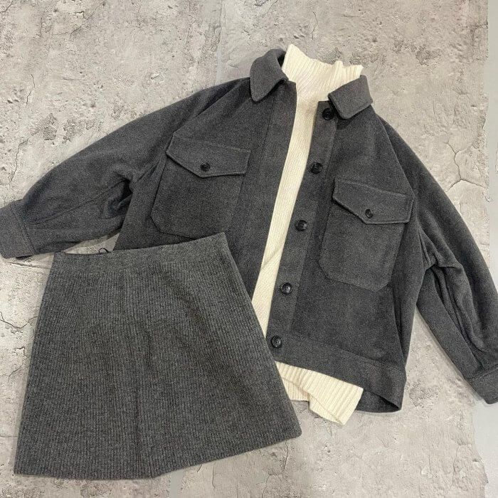 プチプラ超えの魅力♡セットアップもできる“ミニスカート”【UNIQLO：C】 | TRILL【トリル】