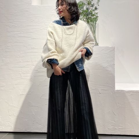 【365 DAYS SNAP】CITYSHOP渋谷店スタッフ／ダンサー 山野未二依さんのニットスタイル | TRILL【トリル】
