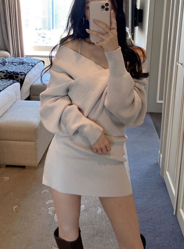 あざとすぎ注意？♡この冬モテる「GRL」のニットワンピース3選【コスパ名品リスト＃444】 | TRILL【トリル】