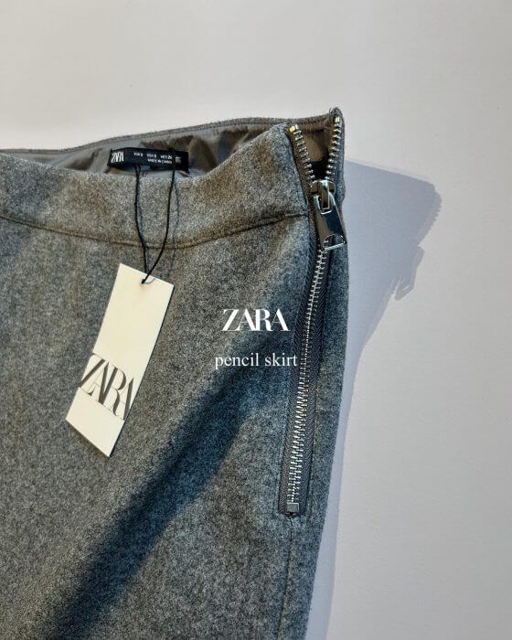 女っぽさを出したい日はこれ！ラインを美しく表現する“ミディ丈ペンシルスカート”【ZARA】 | TRILL【トリル】