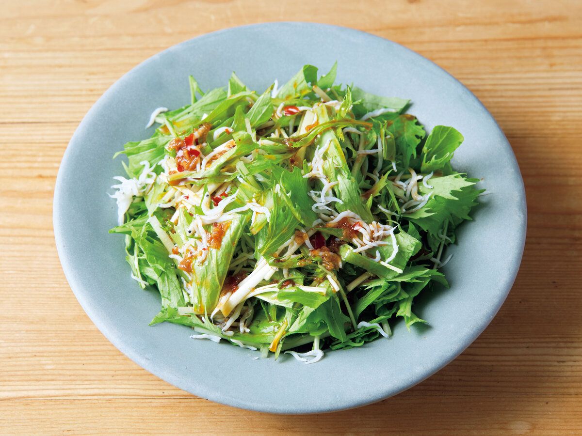 「水菜」1/2わで作るすぐでき副菜レシピ3品【サラダや煮物に】 | TRILL【トリル】