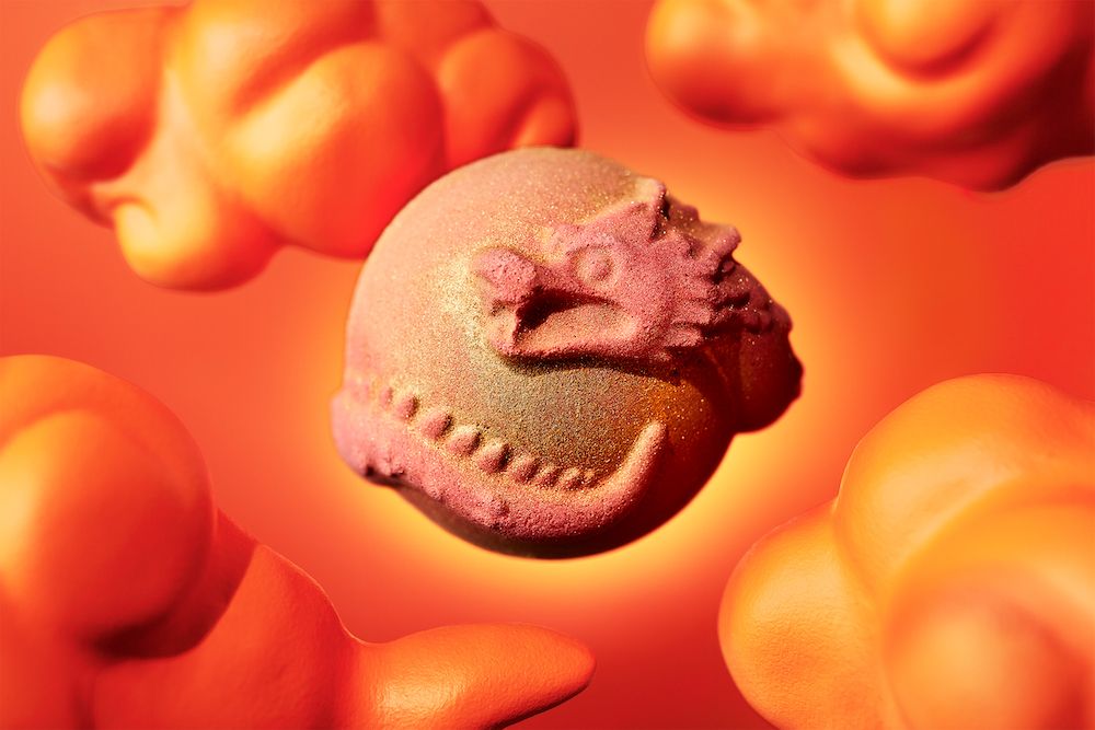 【LUSH】来年の干支「辰(龍)」をモチーフにした、燃えるようなバスボムがスゴい！ | TRILL【トリル】