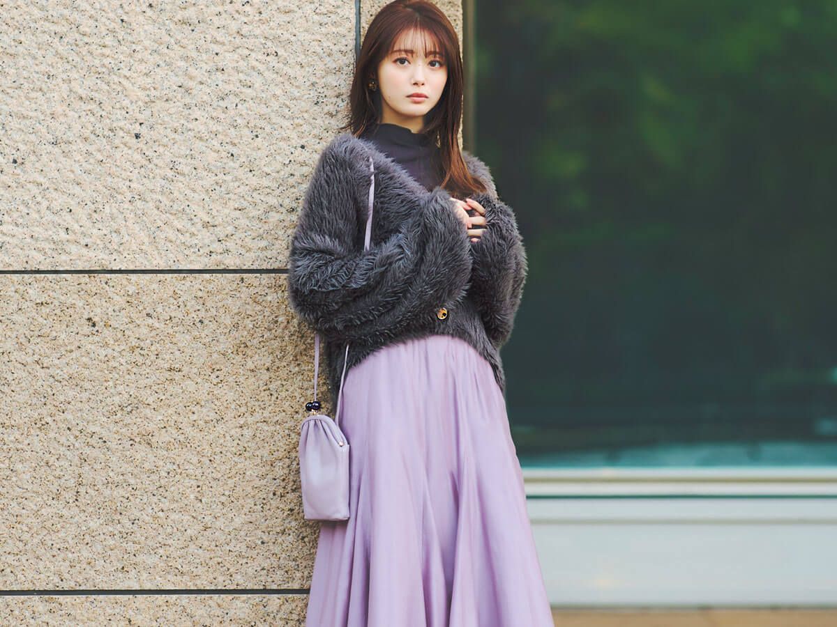 シャギーニットが着膨れする…！Sサイズさんでもスタイルアップして見えるボトムはコレ！ | TRILL【トリル】