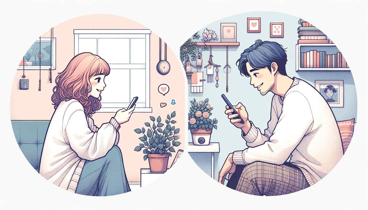 男性がキュン♡ とするLINE vol.1 | TRILL【トリル】