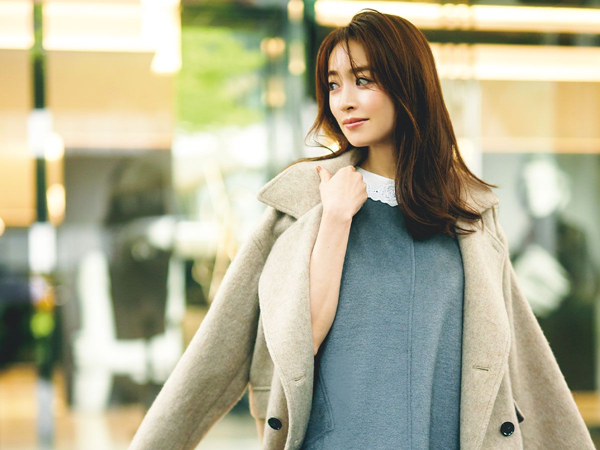 日曜はグレーワンピで令嬢風に＜1/21のコーデ＞ | TRILL【トリル】