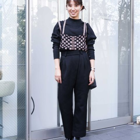 【365 DAYS SNAP】フリーランスPR坂下妙子さんのビスチェスタイル | TRILL【トリル】