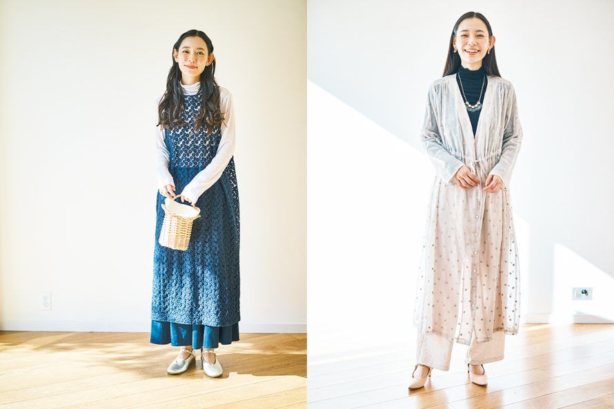 トレンドの透け素材、大人はどう着るのが正解？ センス良く着映える透けアイテムでおめかし度UP！ | TRILL【トリル】