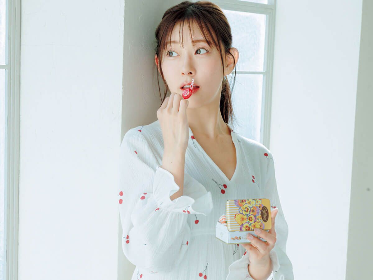 ふんわりサラサラで1日中着ていたい！【SNIDEL HOME】のチェリー柄ワンピース | TRILL【トリル】