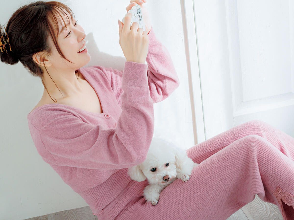 なめらか質感にうっとり♡サクラエキス配合の【SNIDEL HOME】ルームウエア | TRILL【トリル】