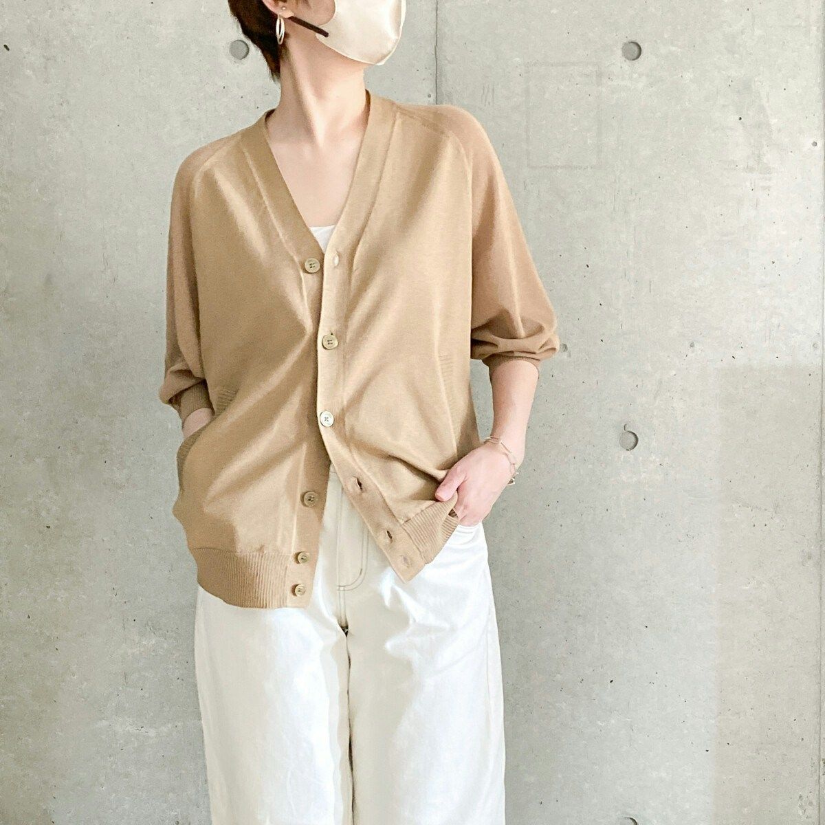 30代以上に合うシルエット！【GU】透け感が苦手でも着やすい春向けカーディガンをチェック | TRILL【トリル】