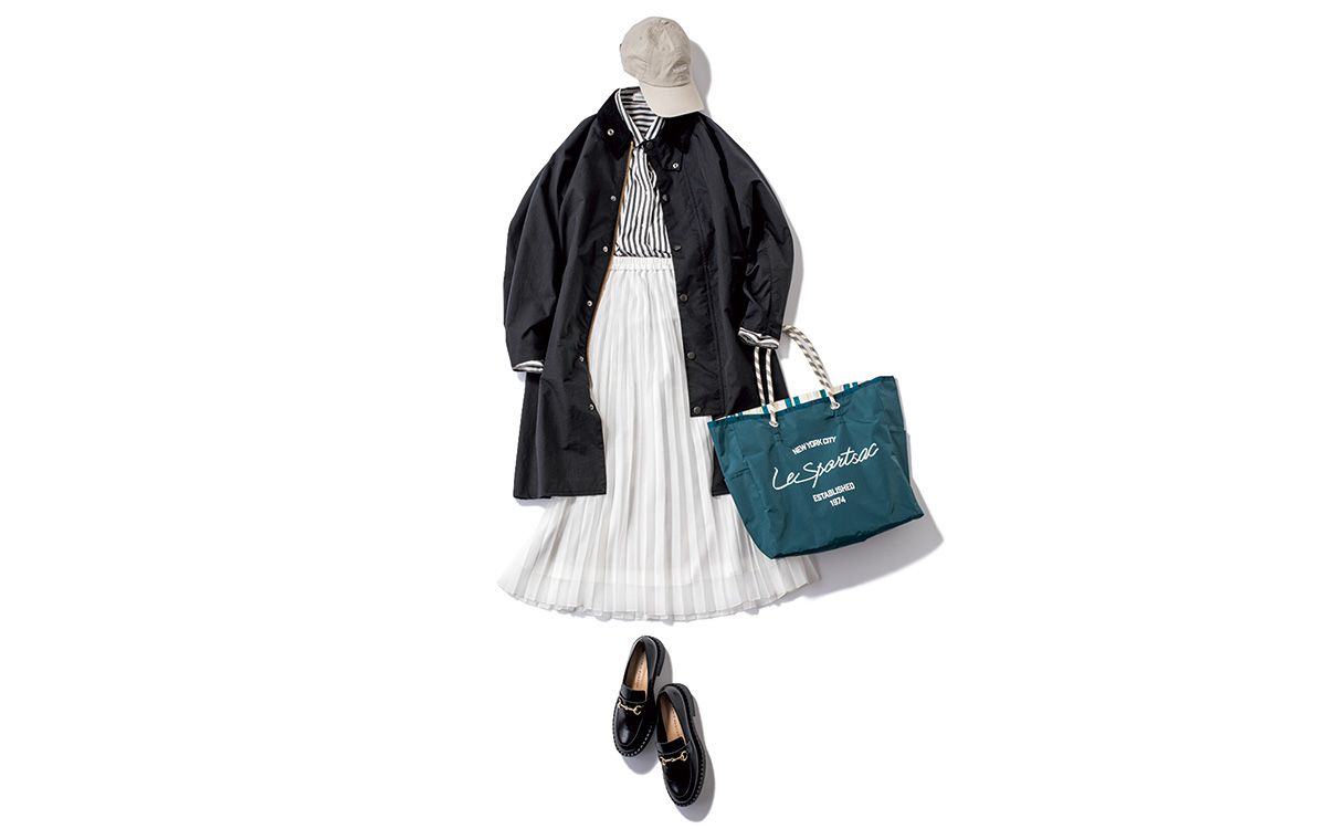 ホワイトスカートで春気分を盛り上げて！大人のきれいめカジュアルコーデ【着回しDiary】 | TRILL【トリル】