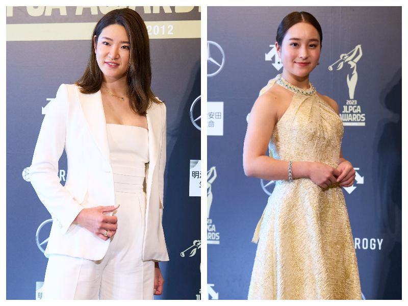 原英莉花、“美スタイル”際立つスーツ姿で魅了！【JLPGAアワード2023】 | TRILL【トリル】