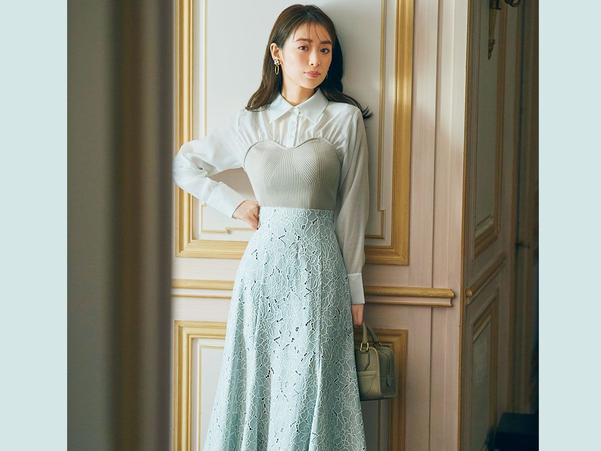 美人見え確実♡【レーススカート】で令嬢のようなオーラをまとって | TRILL【トリル】