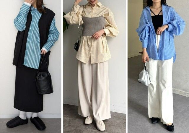 春は「ストライプシャツ」でおしゃれ度UP！爽やかで着映える♡お手本シャツコーデ5style | TRILL【トリル】