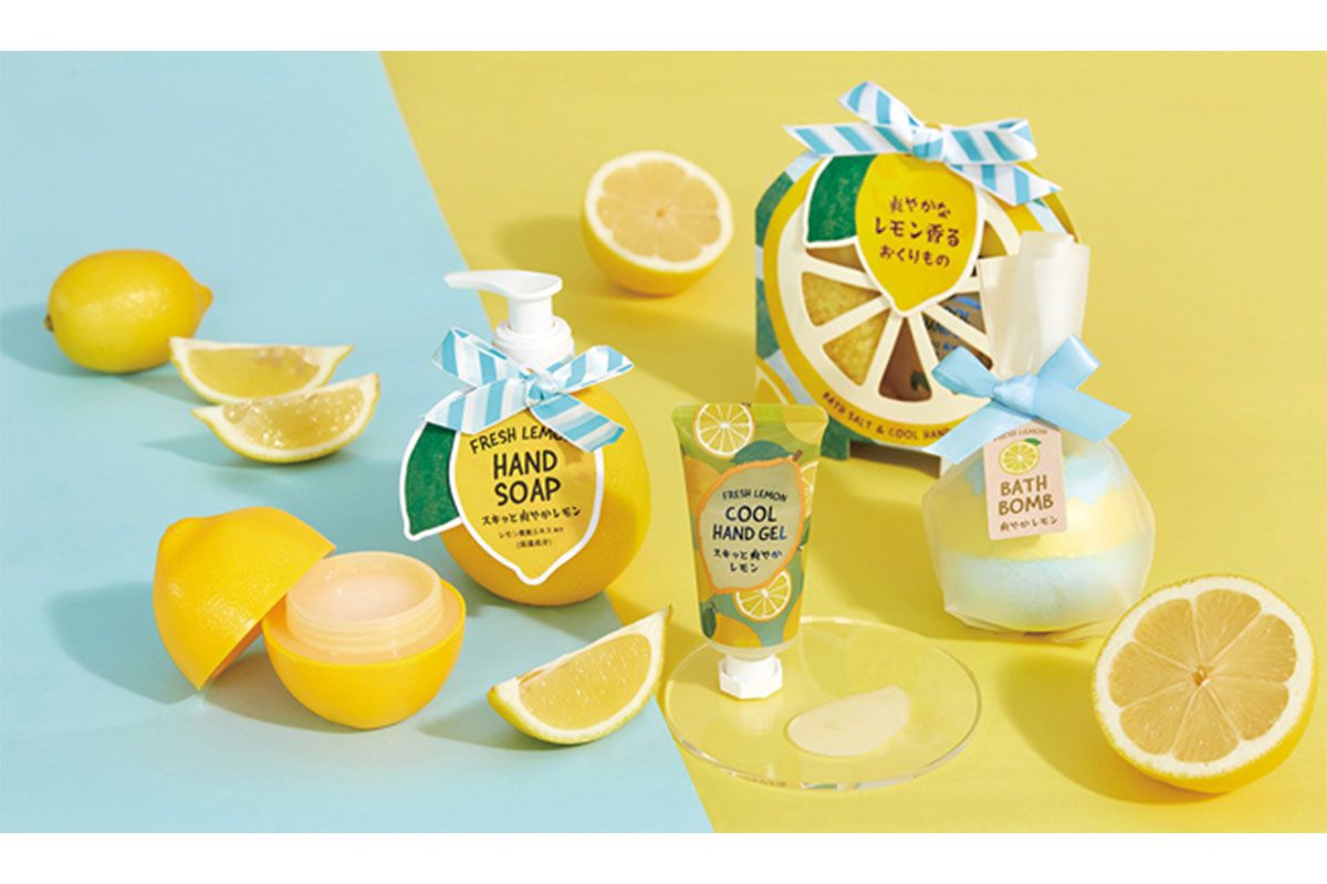【フルーツの森】レモンのシリーズ登場、ハンドジェルやせっけん初夏にぴったり | TRILL【トリル】