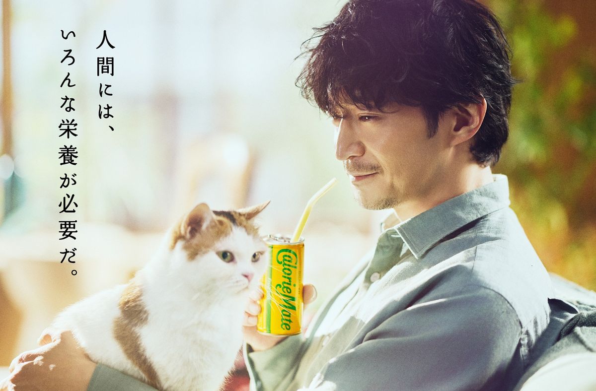 津田健次郎さんが「リアルパパ姿」で愛くるしい猫と共演！ 「カロリーメイト リキッド」の新TVCM【編集部の「これ、気になる！」 Vol.36】 | TRILL【トリル】