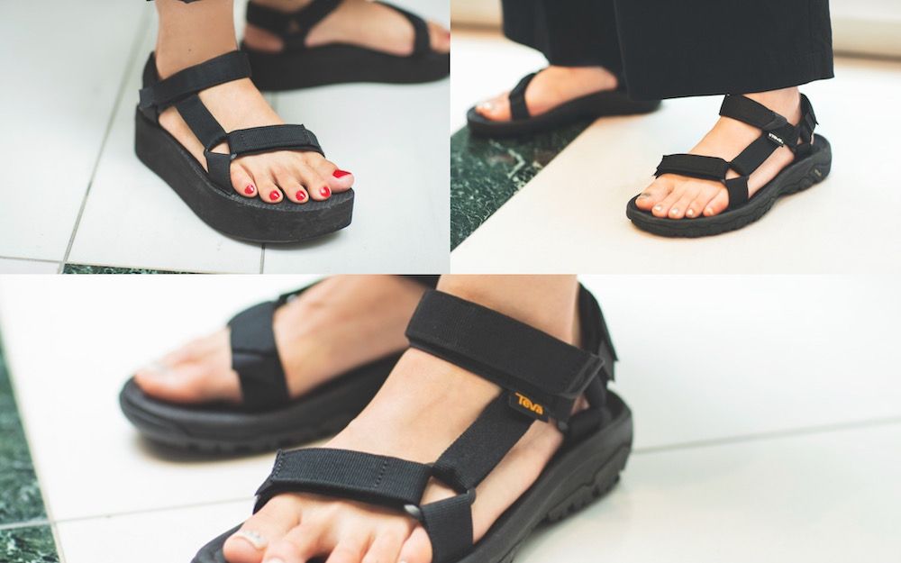 スポサン超定番TEVAの黒は女っぽく履くのが大人【アラサー女子のスポサンSNAP】 | TRILL【トリル】
