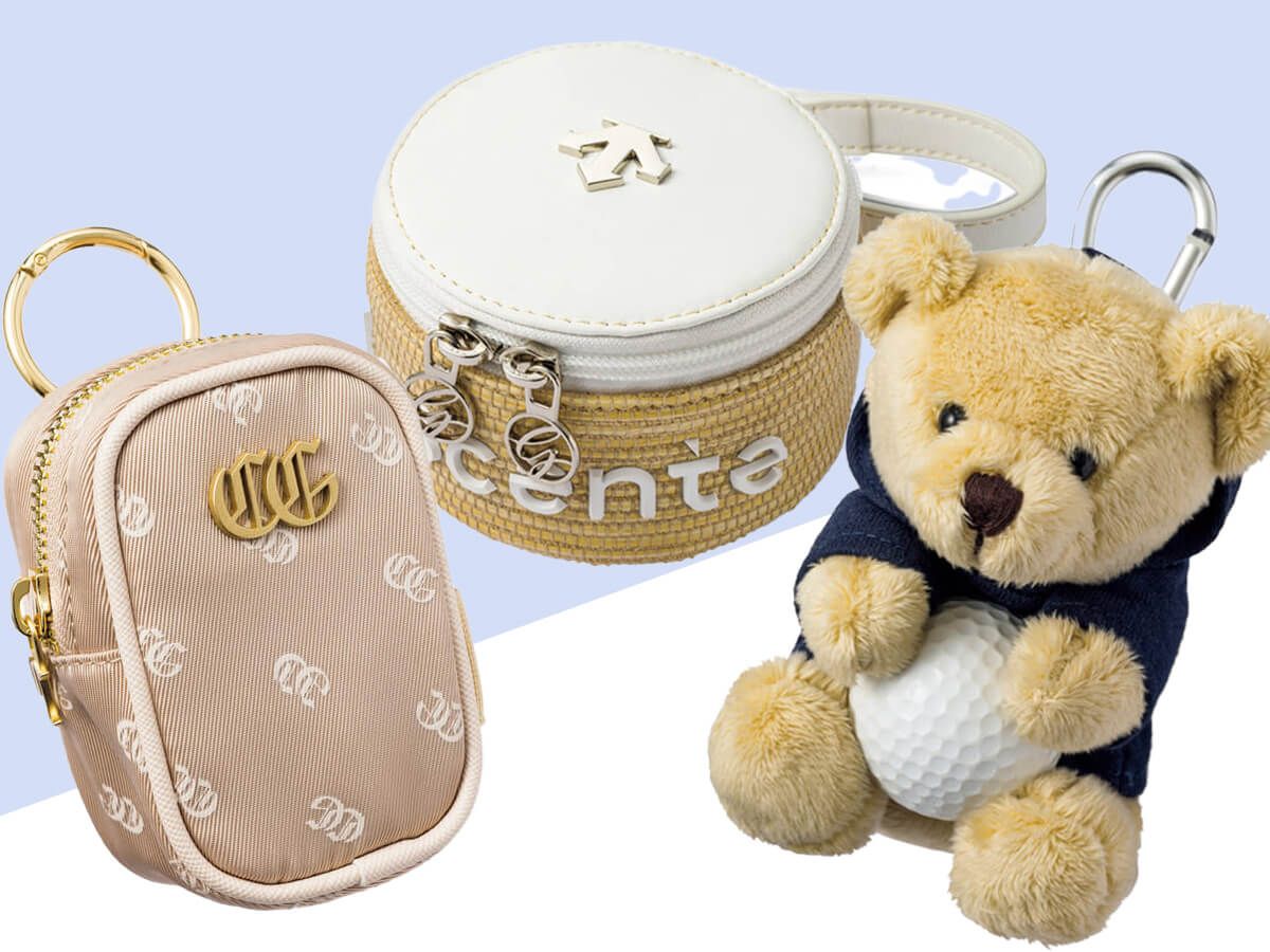 かわいいもの好きなゴルフ女子集合！遊び心あるデザインの【ボールケース】にキュン♡ | TRILL【トリル】