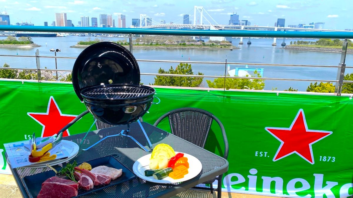 【シズラーのBBQ】お台場・オーシャンビューのテラスで絶品BBQ！体験ルポ｜アクアシティお台場 | TRILL【トリル】