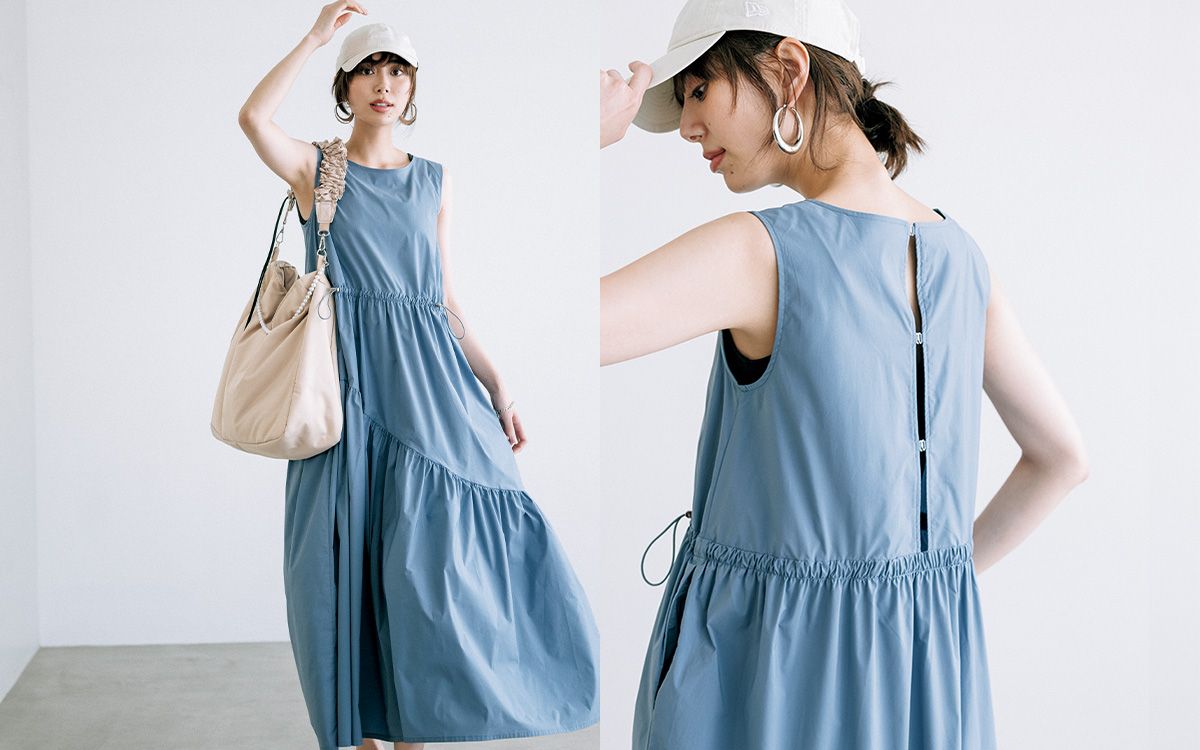 【買えるCLASSY.】別注カラーあり！機能性たっぷりのドロストワンピ【NERGY】 | TRILL【トリル】