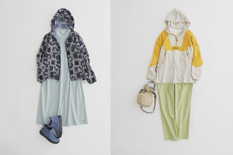 【大人女子が着たいコロンビアのハイクスタイル】街着もOKでかわいい！ 梅雨も快適な多機能コーデ | TRILL【トリル】