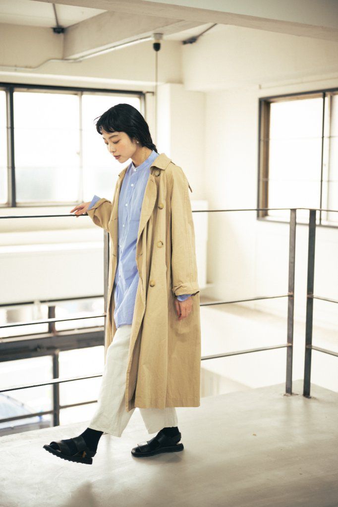 リネンパンツとサンダルで春の快適おしゃれを叶える！【FUDGE FRIEND おしゃれさんの毎日コーディネート vol.367｜田中真里奈】 | TRILL【トリル】