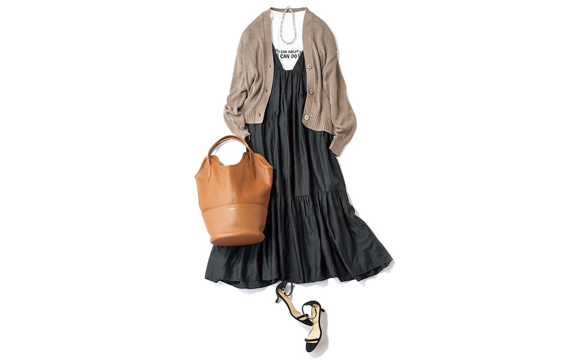 2度目のタイムリープでまた令和へ来た日のキャミワンピコーデ【着まわしDiary】 | TRILL【トリル】