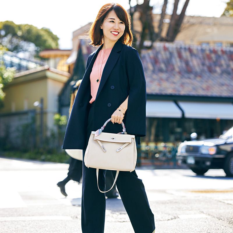 “送迎からのランチ会”にちょうどいい『ネイビーオシャレ』のコツって？＜SNAP＞ | TRILL【トリル】