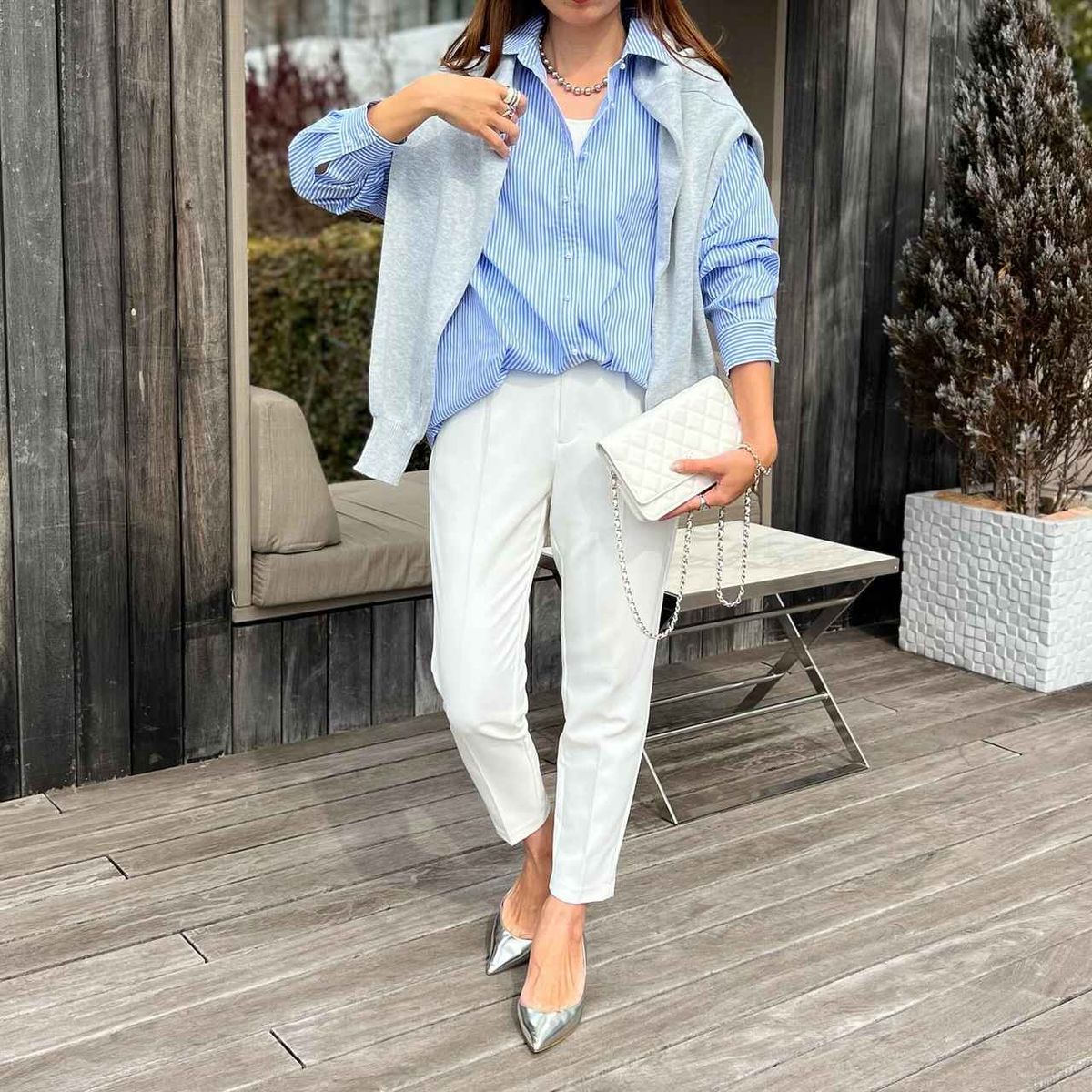 大人が着たい【GU服】！すっきり美脚見え狙えそう♡「テーパードパンツ」 | TRILL【トリル】