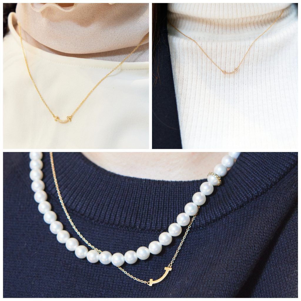 【ティファニー】Tスマイルネックレス愛用者SNAP！ ミニサイズも人気 | TRILL【トリル】