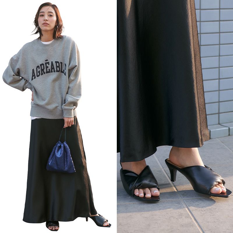 ナロー、プリーツetc.【トレンドスカート3選】“ちょいヒール”靴で好バランスに | TRILL【トリル】