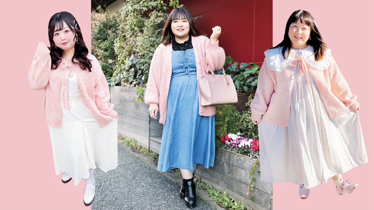 【ぽっちゃりおしゃれ読者スナップ】HOTワード別SNAP！#桜色ニット | TRILL【トリル】