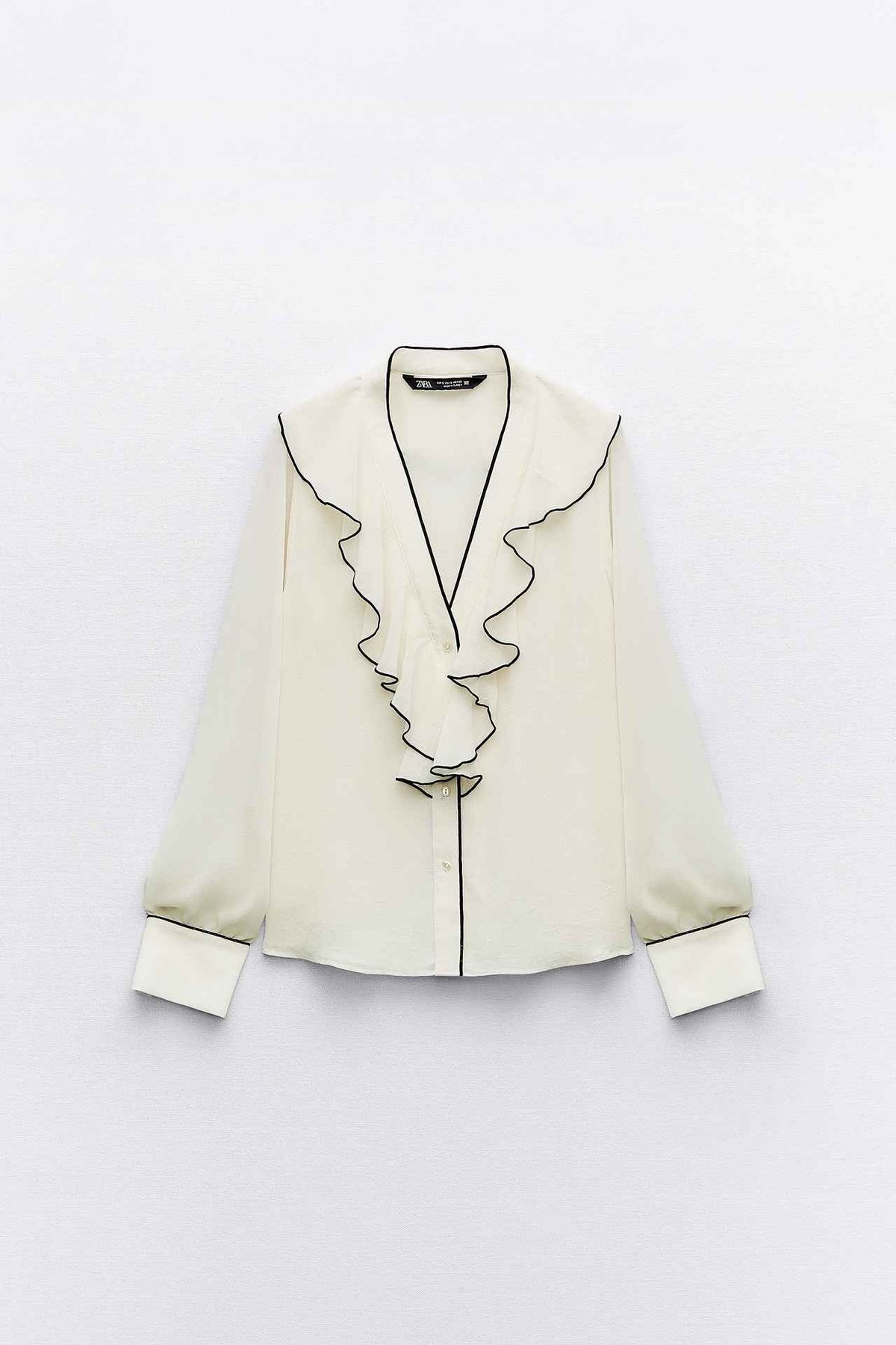 思わずキュン♡【ZARA・GU】大人の抜け感 →「フリルブラウス」が大正解！ | TRILL【トリル】