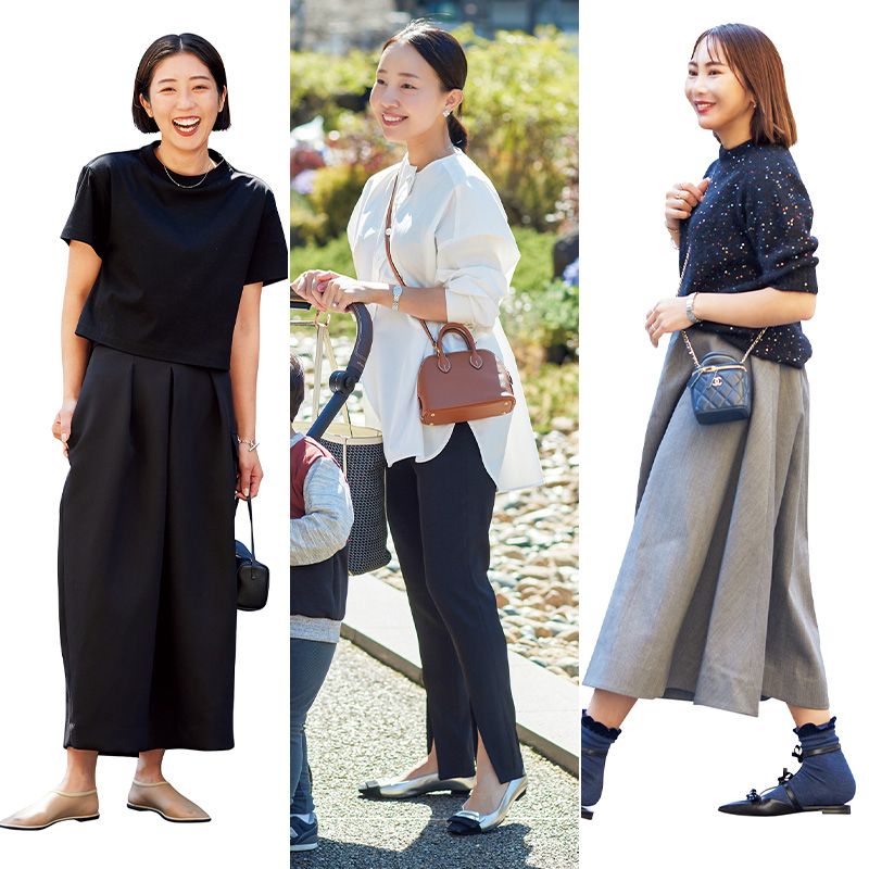 【ママたちの足元事情】洒落てるのに“機動力あり”な「キレイめシューズ」をSNAP！ | TRILL【トリル】