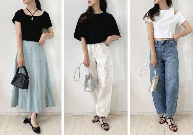 「本当に990円？」今年も大人気！GUの華やか990円Tシャツおすすめ3選を着回し！ | TRILL【トリル】